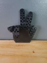 Poseable articulated hand model by Michael Wycoff | Download free STL ...