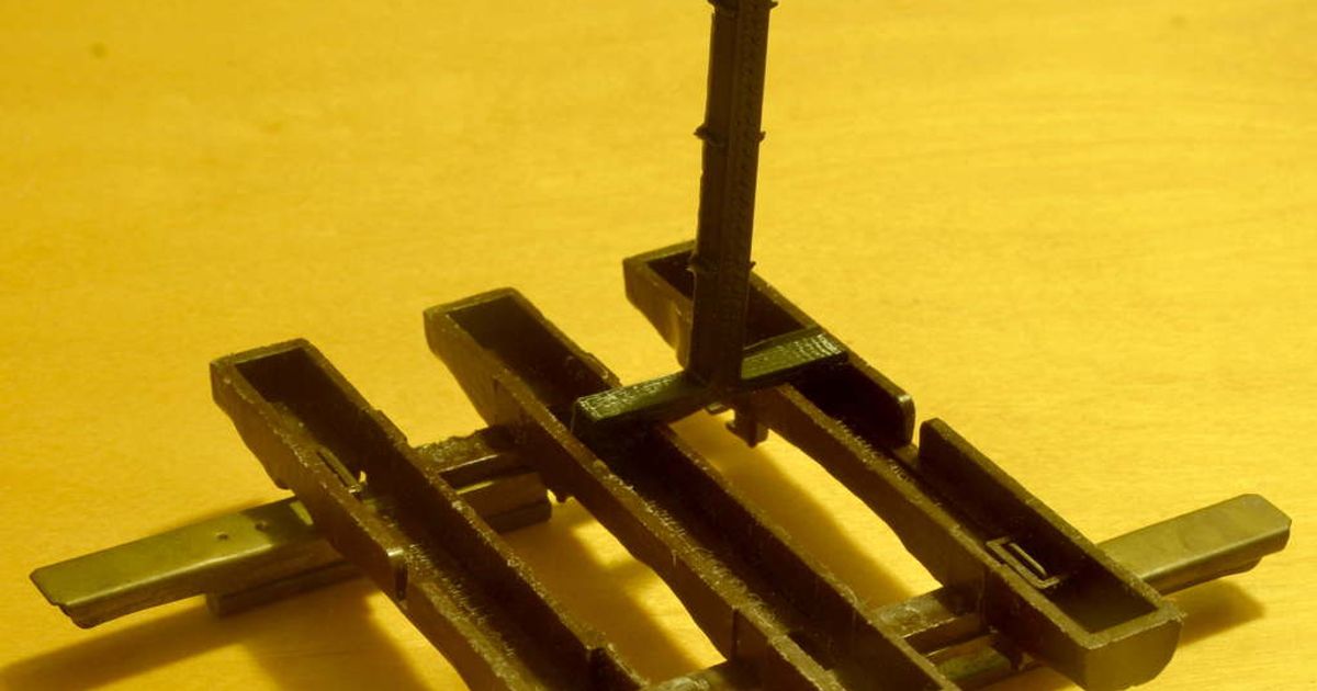 LGB/Garden rail support pillar by Dan H | Download free STL model ...