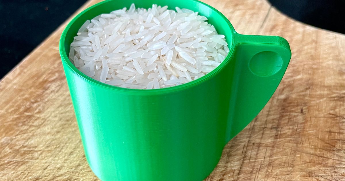 Rice measuring cup by Christian Englmeier | Download free STL model ...