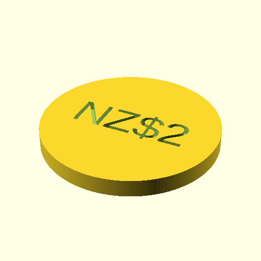 Configurable New Zeeland Coins by Vladimir Vitkov | Download free STL ...