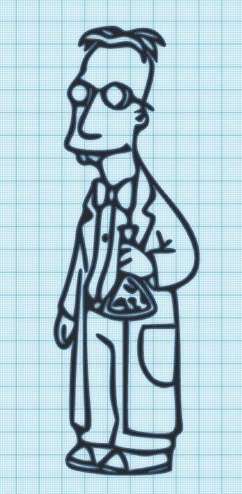 PROF FINK - - SIMPSONS - WALL ART by Ogama Industries | Download free ...