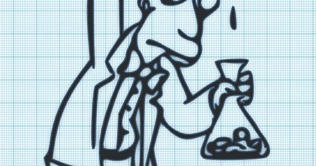 PROF FINK - DRIP FLASK - SIMPSONS - WALL ART by Ogama Industries ...