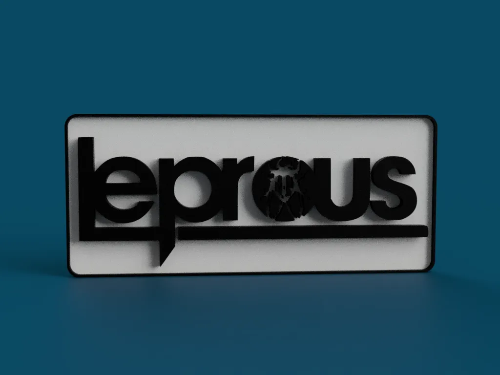 Leprous band logo by Dan Henriksen | Download free STL model ...