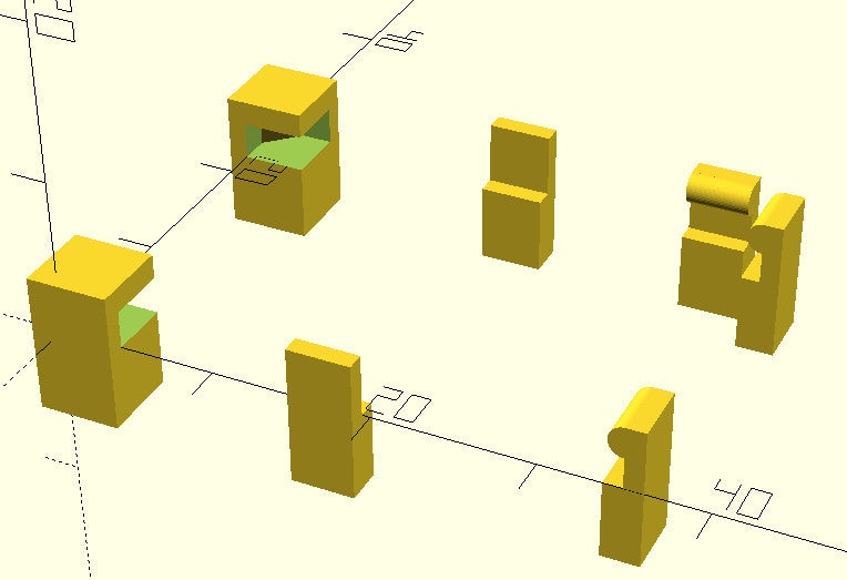 Wemos D1 Mini frame module for enclosures (openscad) by Dan H ...