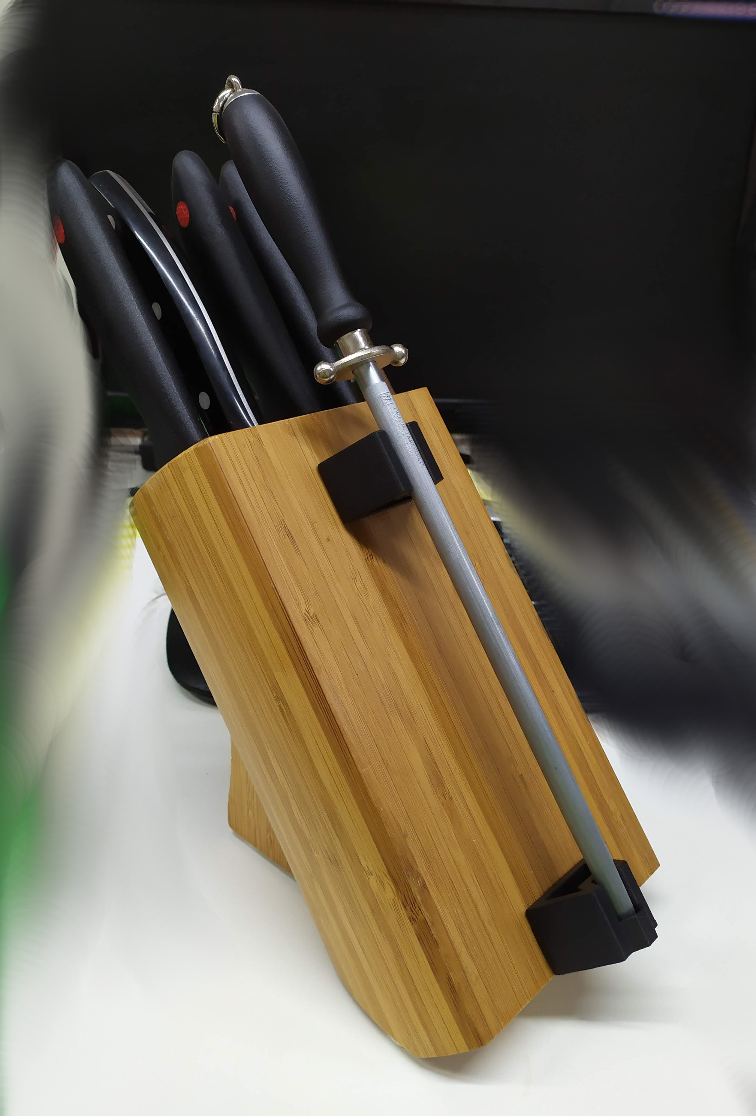 Honing steel rod magnet holder by s_p | Download free STL model ...