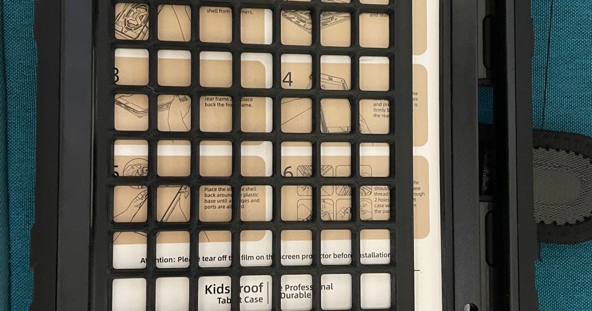 mini 6 LAMP Blosomeet case keyguard by Gemma | Download free STL model ...