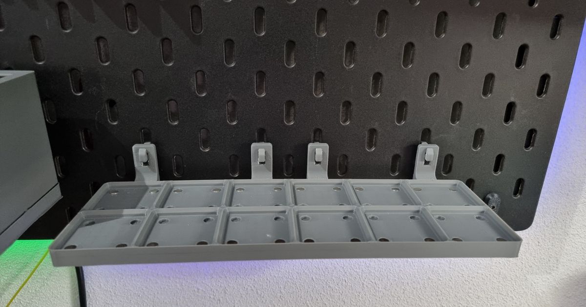 skadis gridfinity shelf by LutraVulgaris | Download free STL model ...