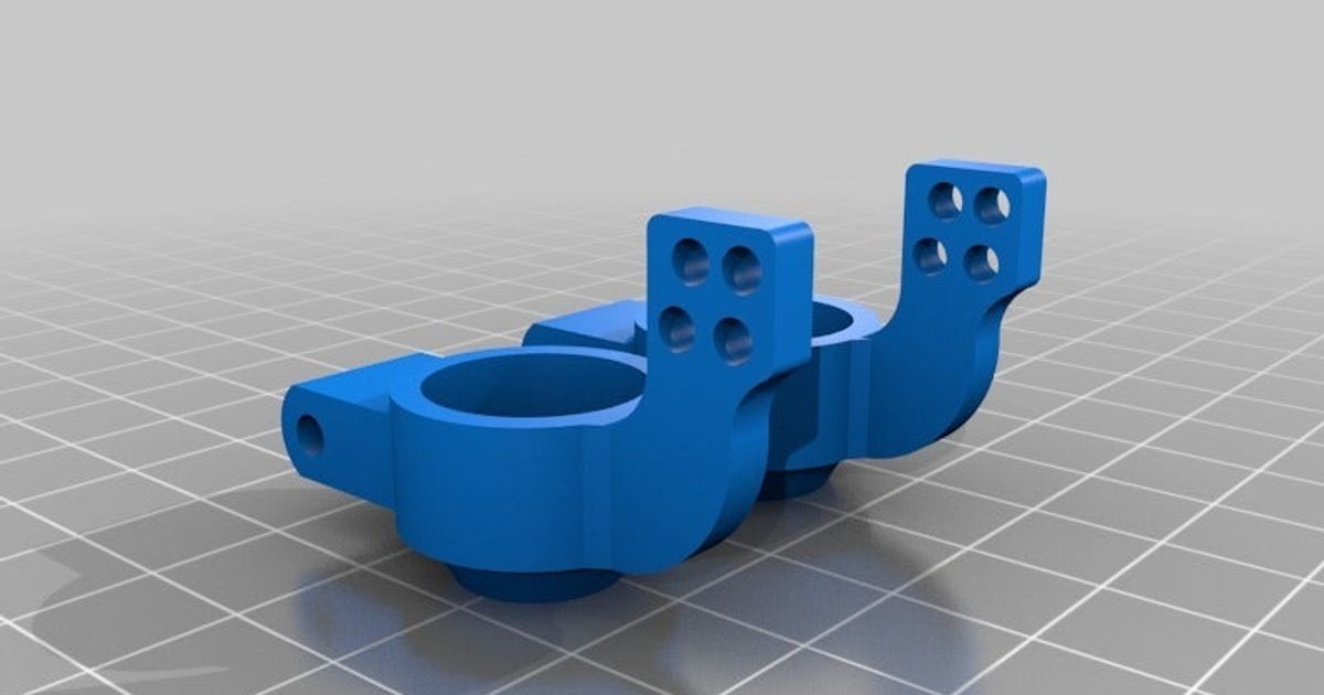 HPI part MV22009 - Rear axle hub carrier by vaxxi | Download free STL ...