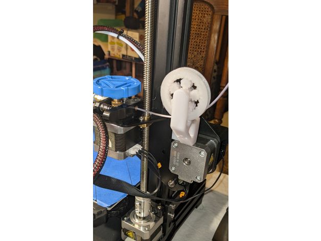 Ender 3 and 3 V2 NEO Filament Guide (with printed bearing) by M. Vávra ...