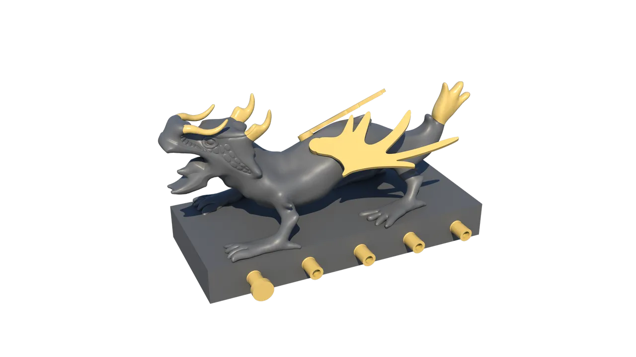 Dragon Key holder by David Kisel | Download free STL model | Printables.com