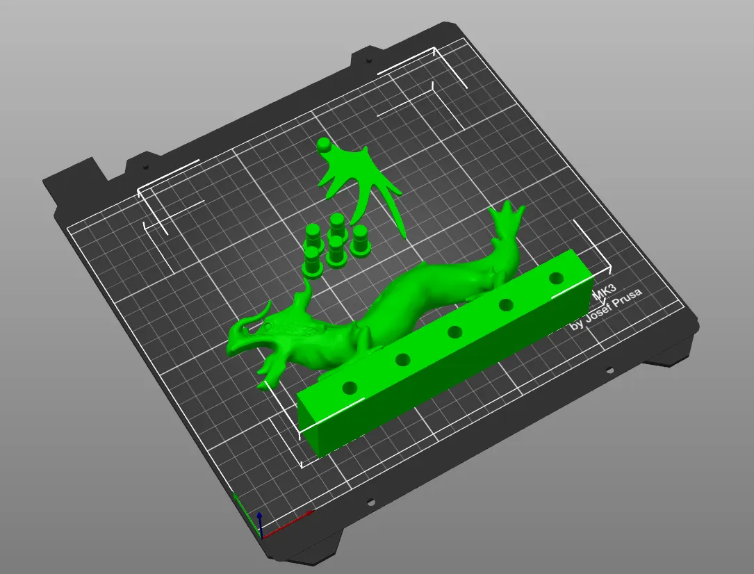 Dragon Key holder by David Kisel | Download free STL model | Printables.com