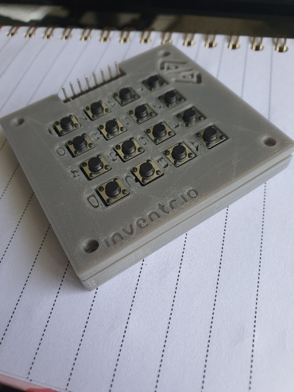 Push Button Keypad inventr.io logo by Stephanie Duvergé | Download free ...