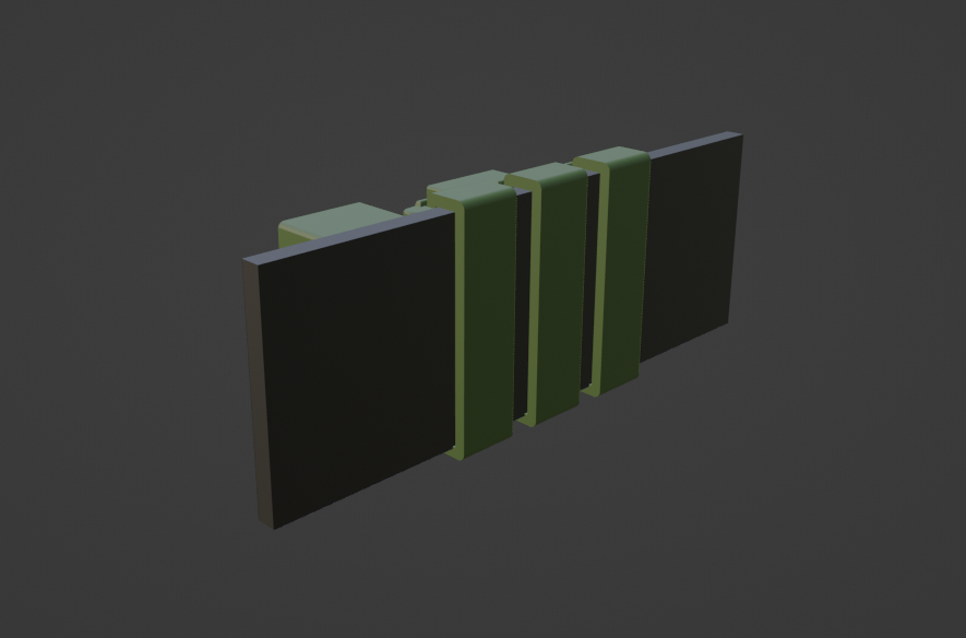 Ribbon Cable Mount w Clips by FalkOnP | Download free STL model ...