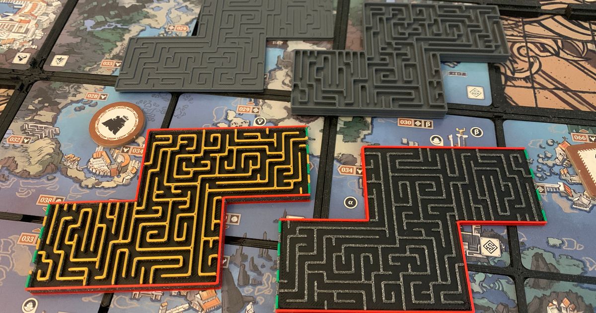 Aeon Trespass Odyssey - Labyrinth Tiles by JuanV | Download free STL ...