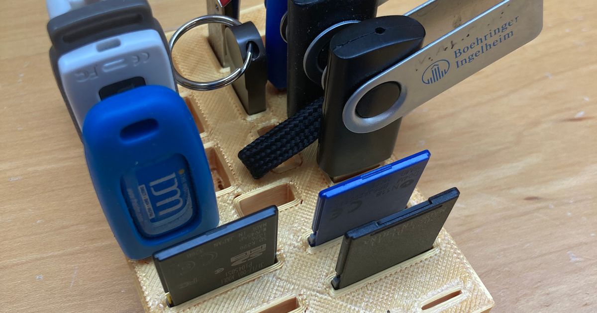 USB holder by Eldram | Download free STL model | Printables.com