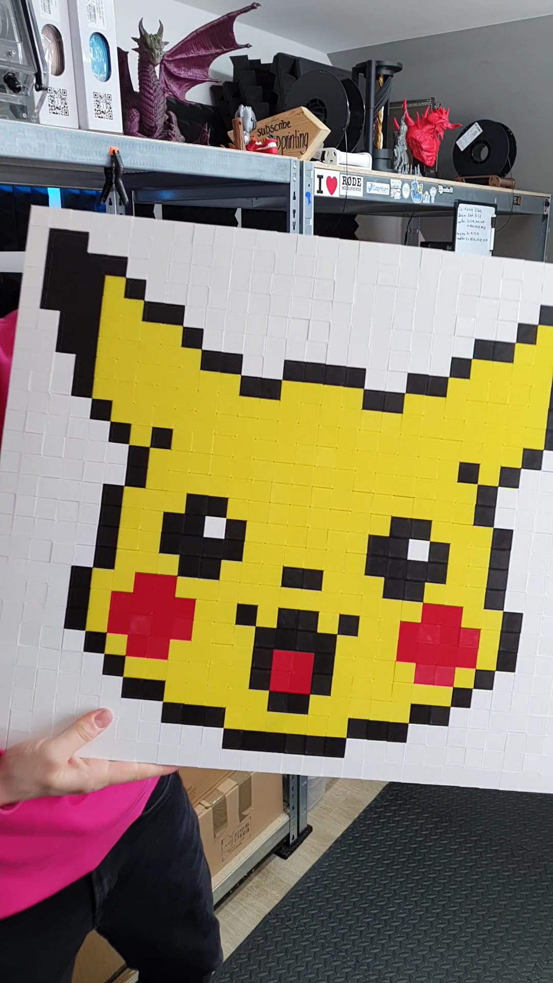 XL Pixelart Pikachu by WF3D | Download free STL model | Printables.com
