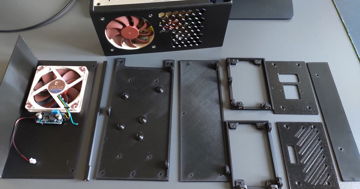 Ender 3 V2 External Electronics box (MeanWell PSU and Motherboard ...