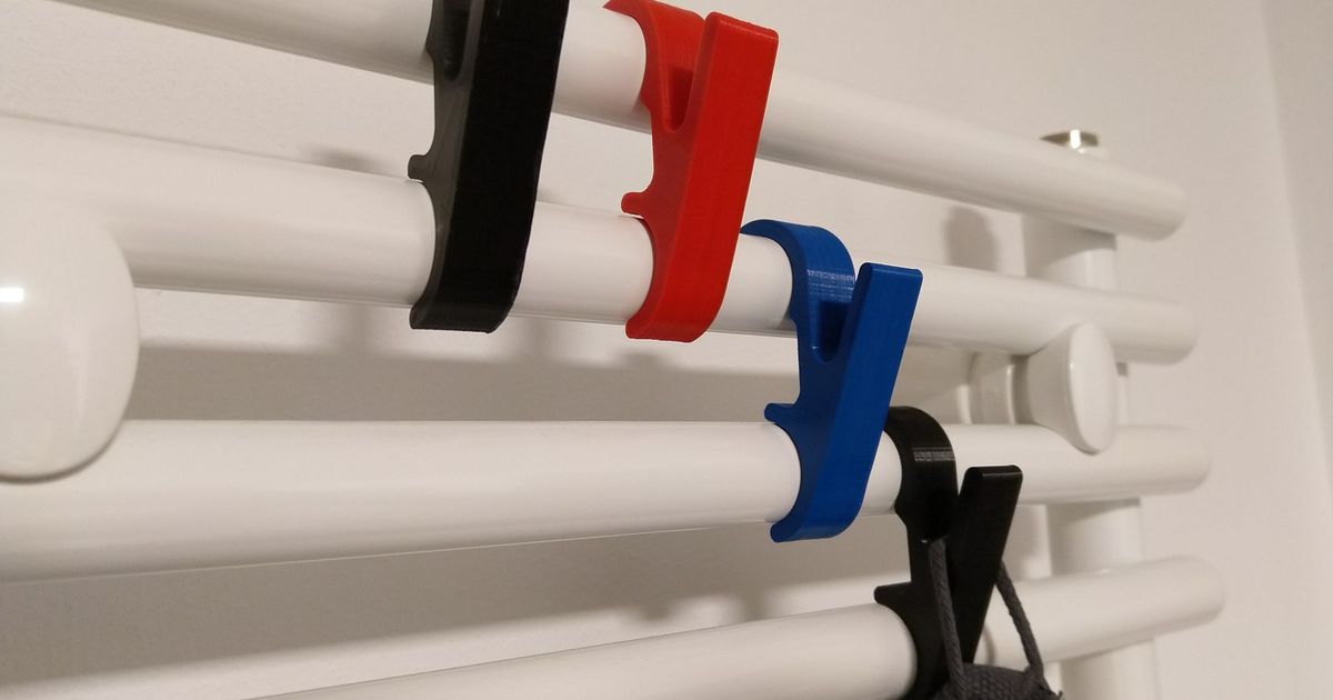 Bathroom Radiator Towel Hook (Holder Hanger Heating) by innercube ...