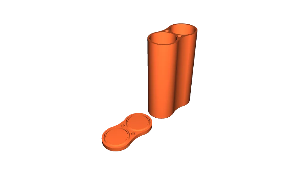 Akkubox 18650 Magnetic by Mike | Download free STL model | Printables.com