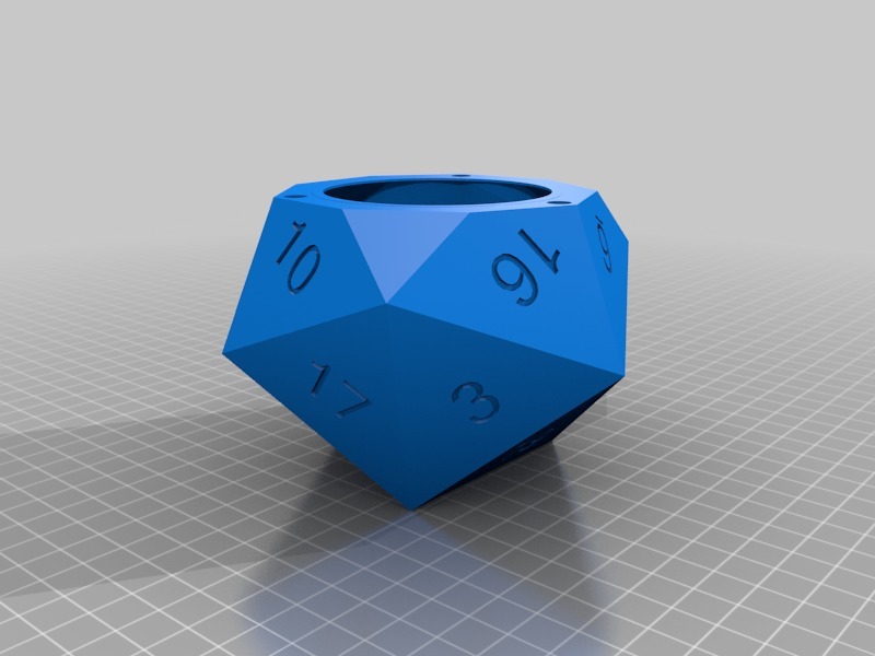 D20 box magnetic closure by FelixAtter | Download free STL model ...