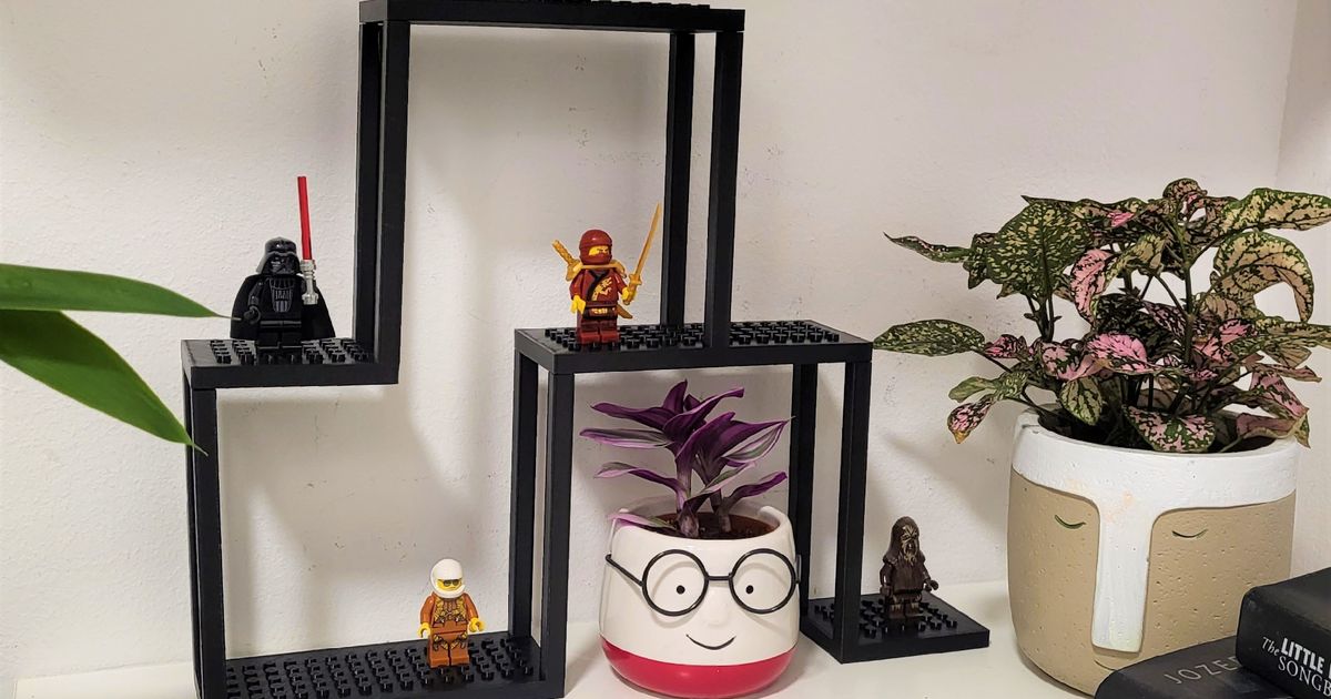 modular mini shelf by lubinko | Download free STL model | Printables.com