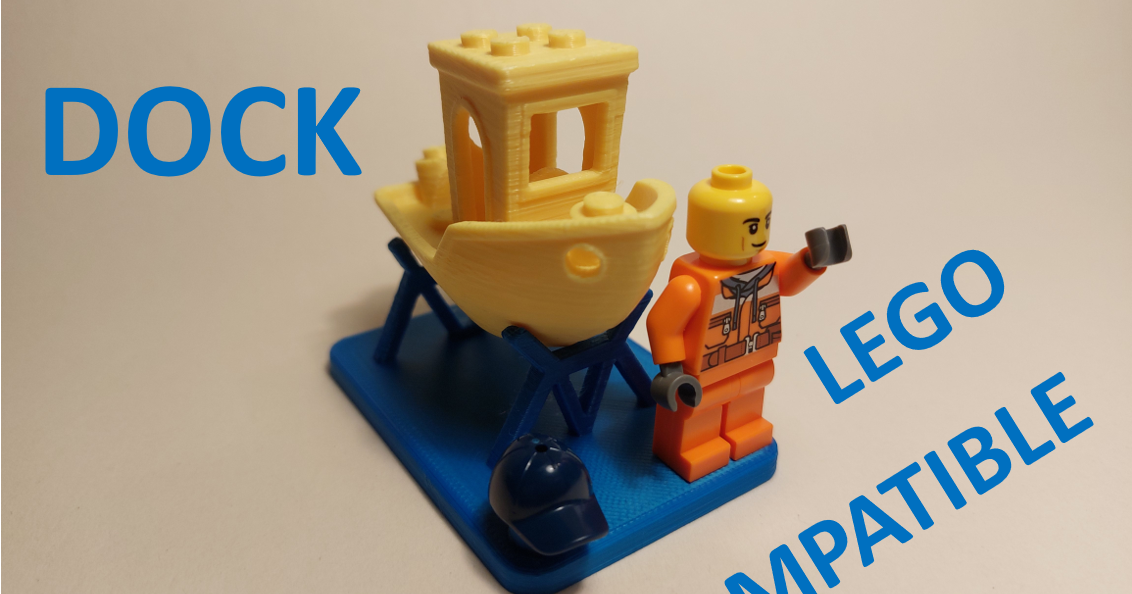 Lego Dry Dock by Repoholy | Download free STL model | Printables.com