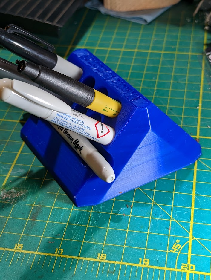10 Sharpie Holder (desk or wall) by Overall Makerworks | Download free ...