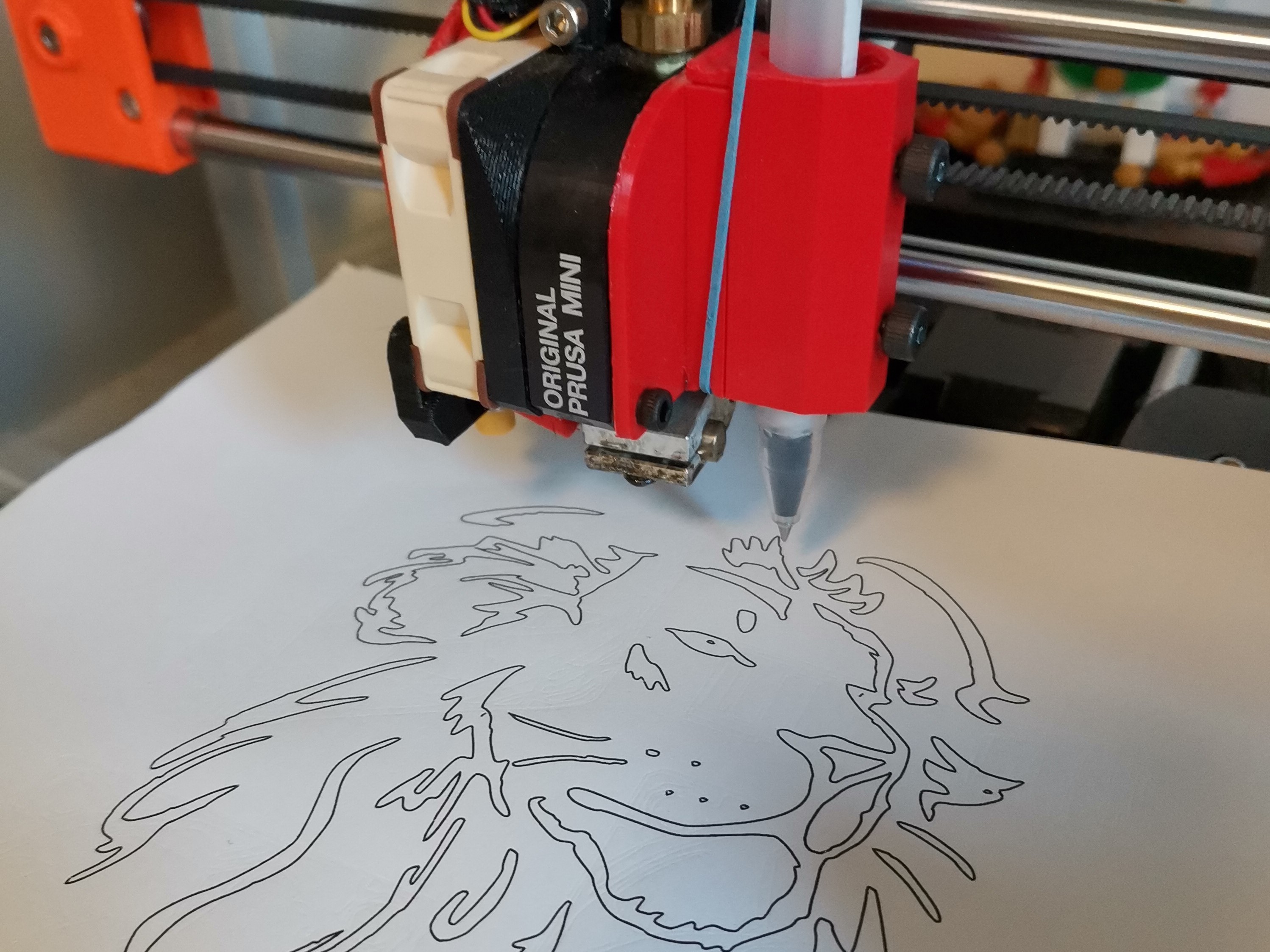 High precission plotter attachment for Prusa MINI by Edward | Download ...