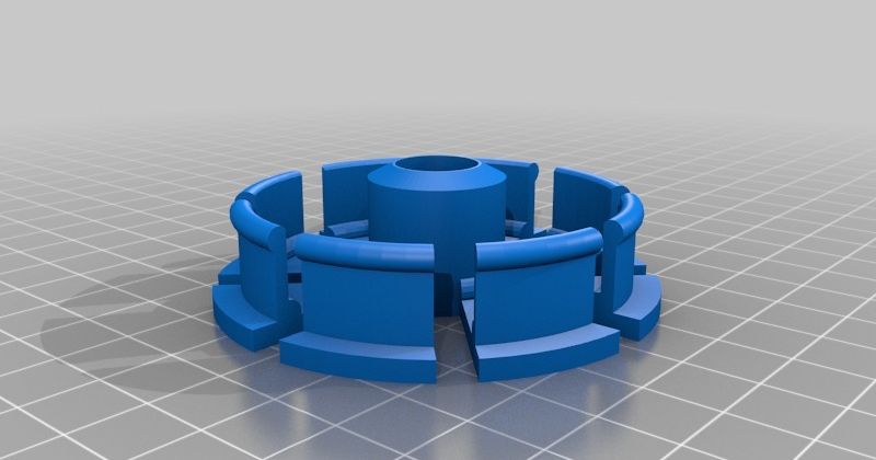 Parametric Spool Hub 57mm by D3D Pro | Download free STL model ...