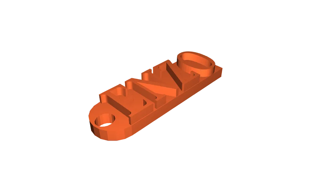 ENZO Keychain by D3D Pro | Download free STL model | Printables.com