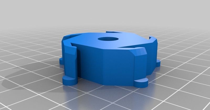 Customized 38mm Spool Hub Adapter by D3D Pro | Download free STL model ...