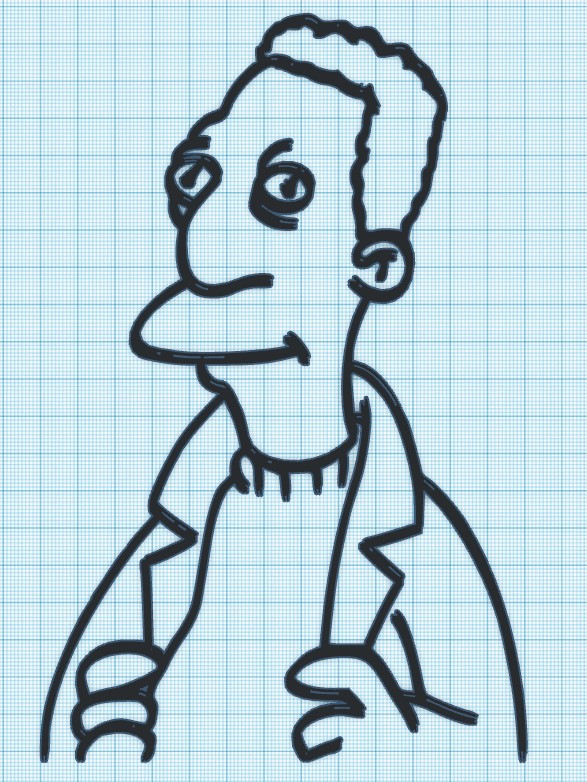 CARL - SIMPSONS - HEAD - WALL ART - 2 VERSIONS by Ogama Industries ...