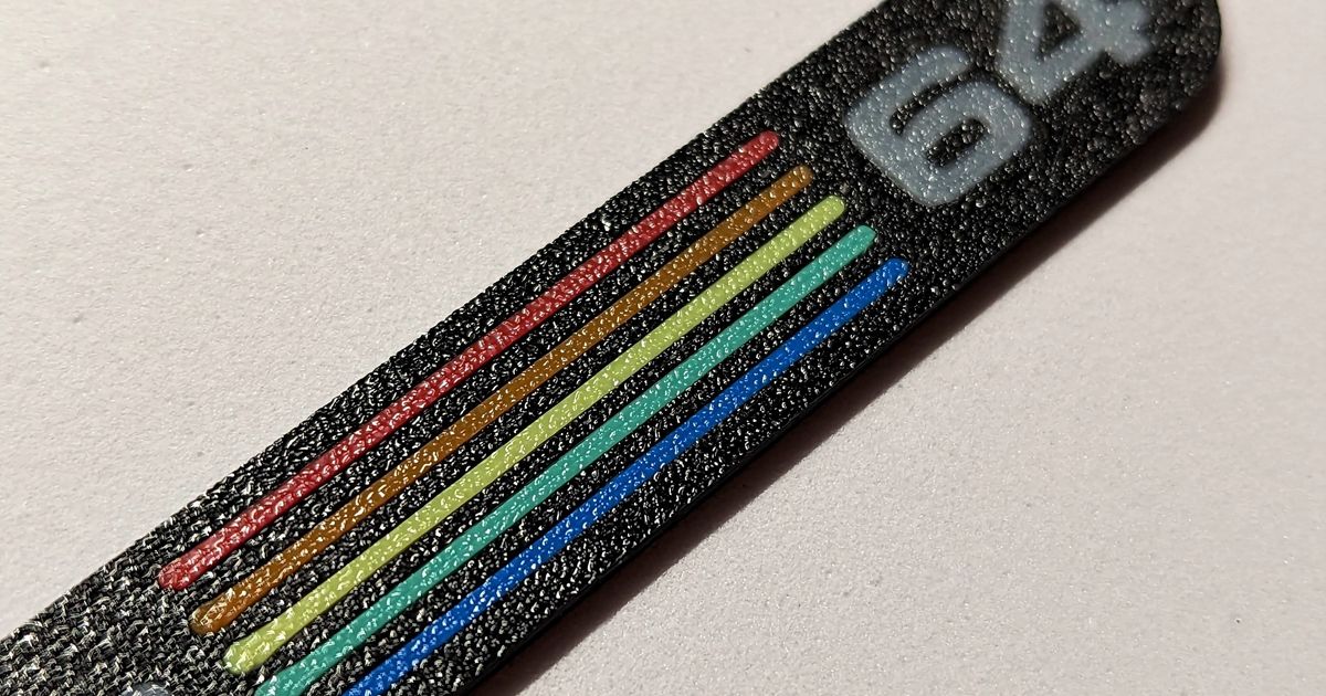 Commodore 64 Badge by Ken Mills | Download free STL model | Printables.com