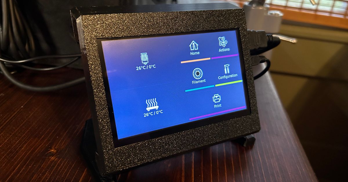 Elecrow 5" LCD Screen Mount by dsimp387 | Download free STL model ...