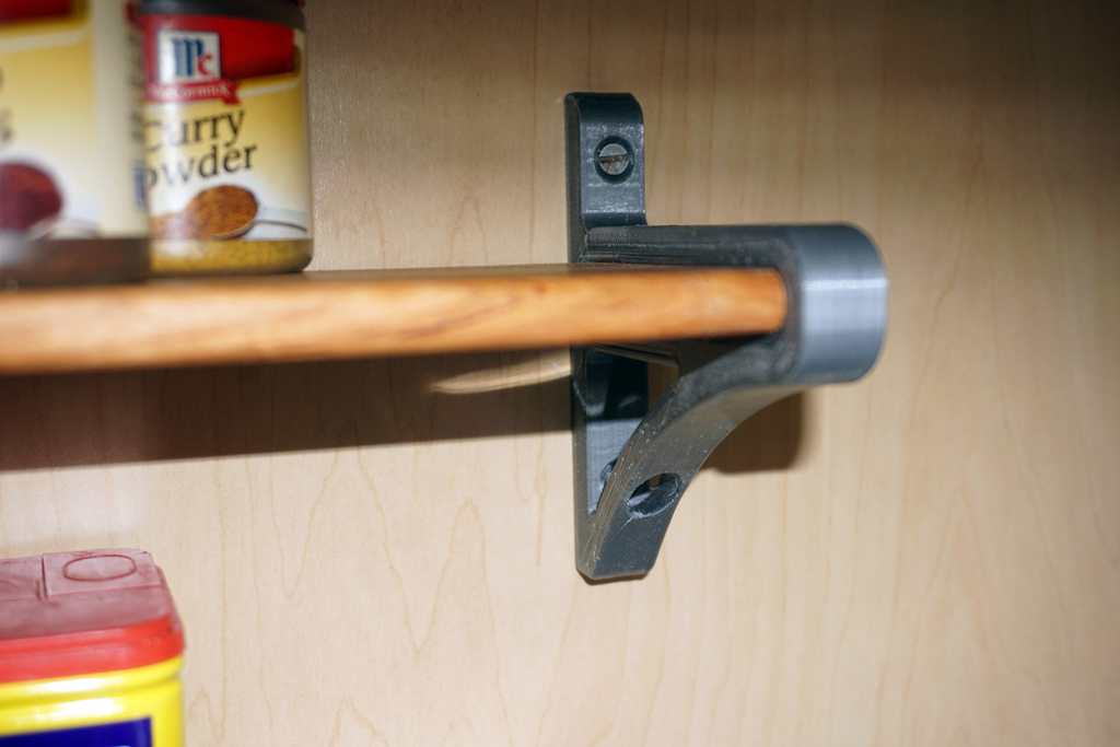Small shelf bracket by FuzzyOrange | Download free STL model ...