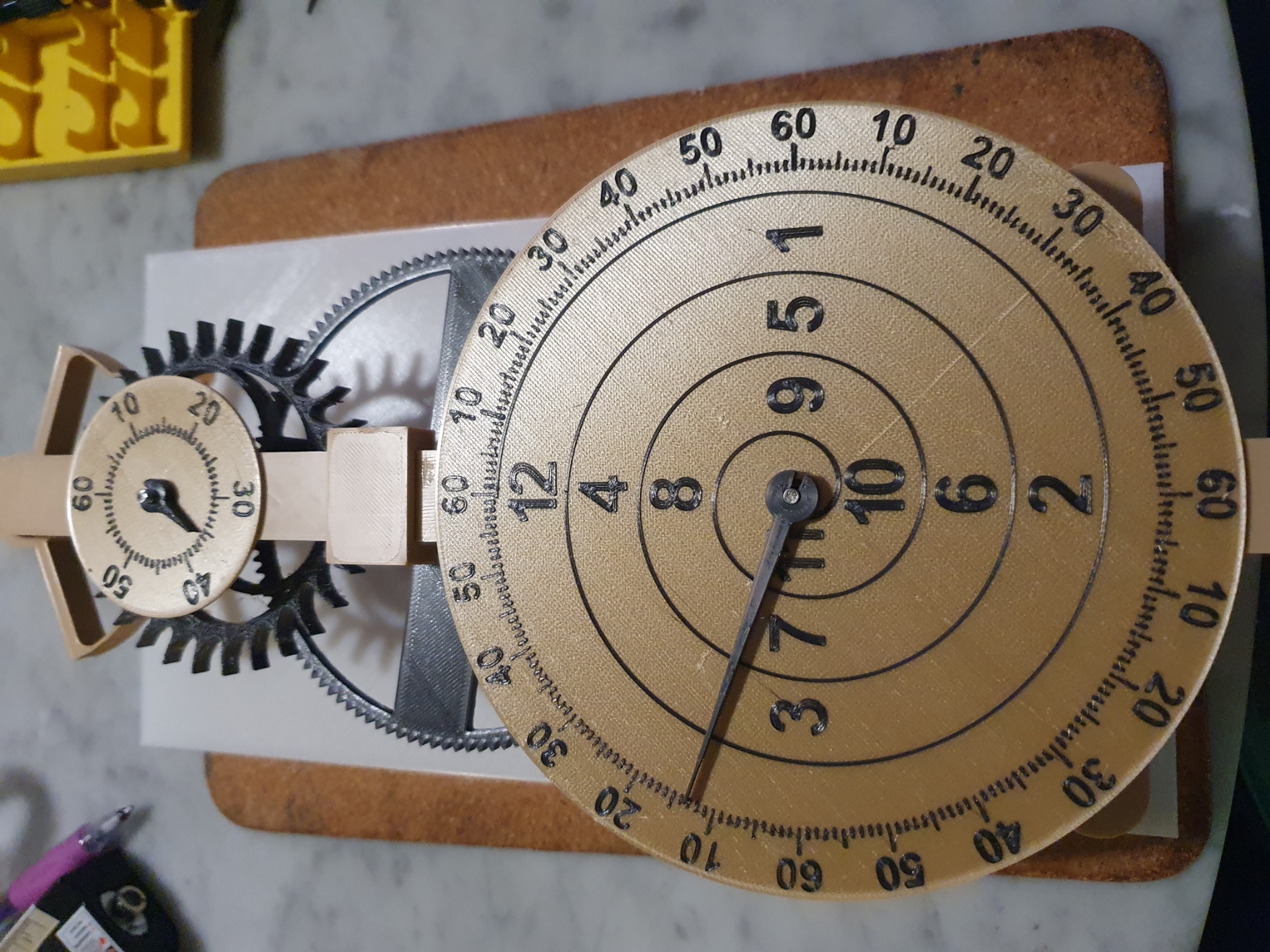 Benjamin Franklin Clock with backing plate, different bob and ...
