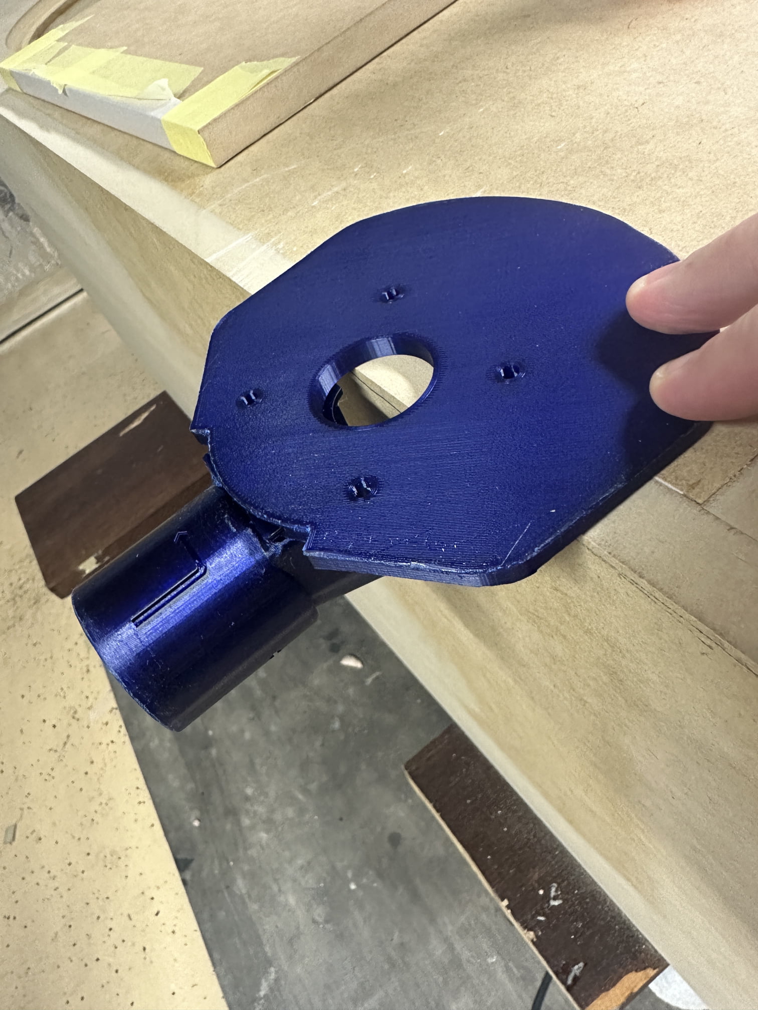 Milwuakee Trim router base with Festool edge routing vac connection by ...