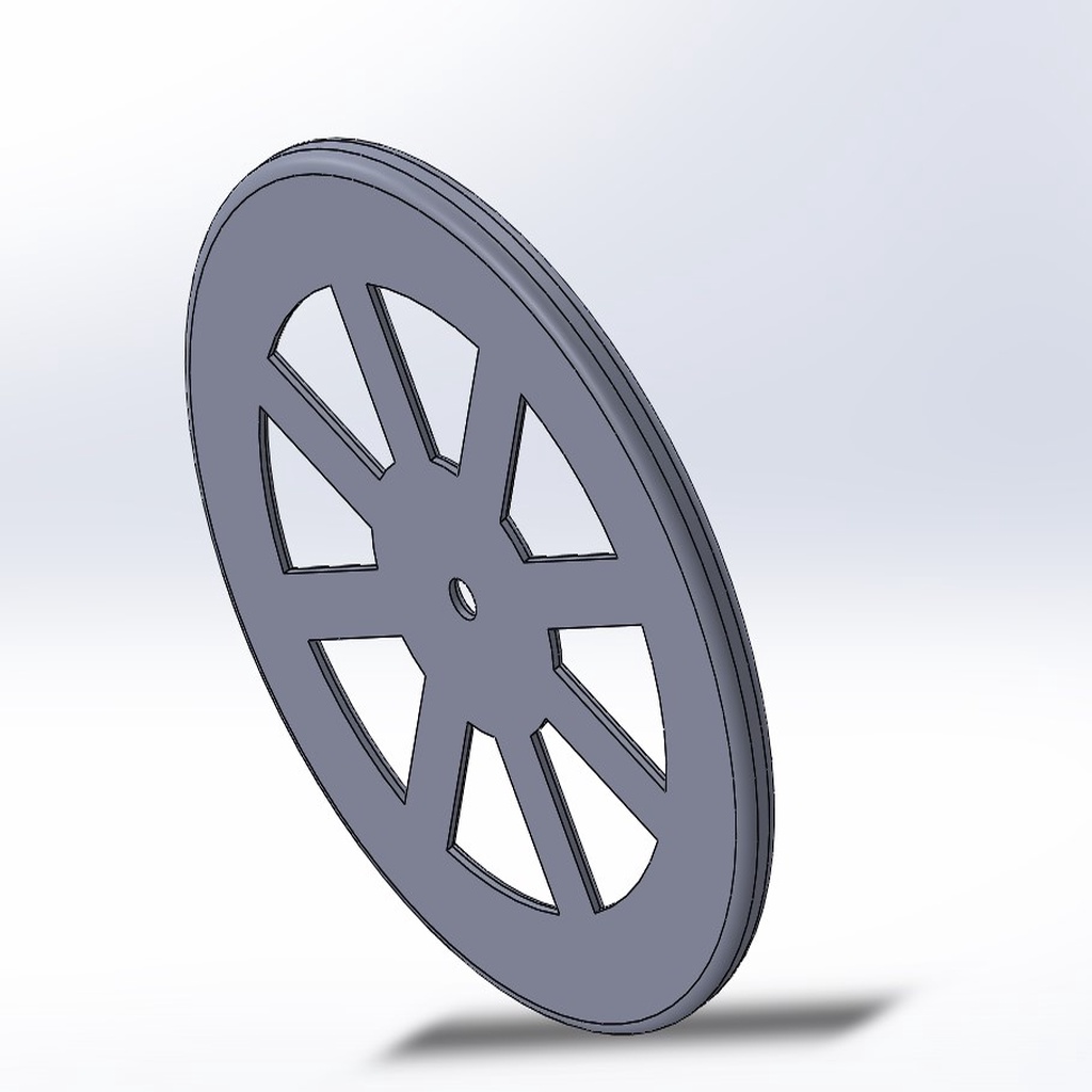 Toy car wheel 53mm diameter by Alex Ghita | Download free STL model ...