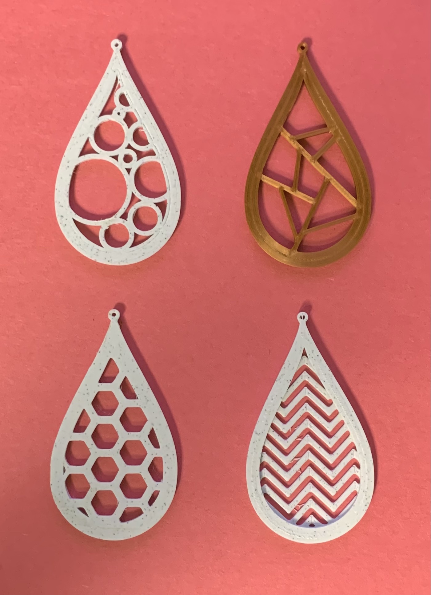 Earrings Teardrop shape por tystevenson | Descargar modelo STL gratuito ...