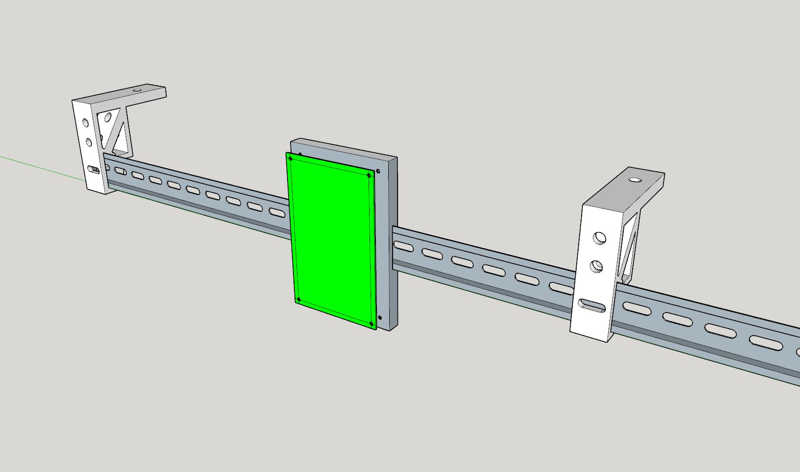 Din Rail Mount for Pine64 by vorby | Download free STL model ...