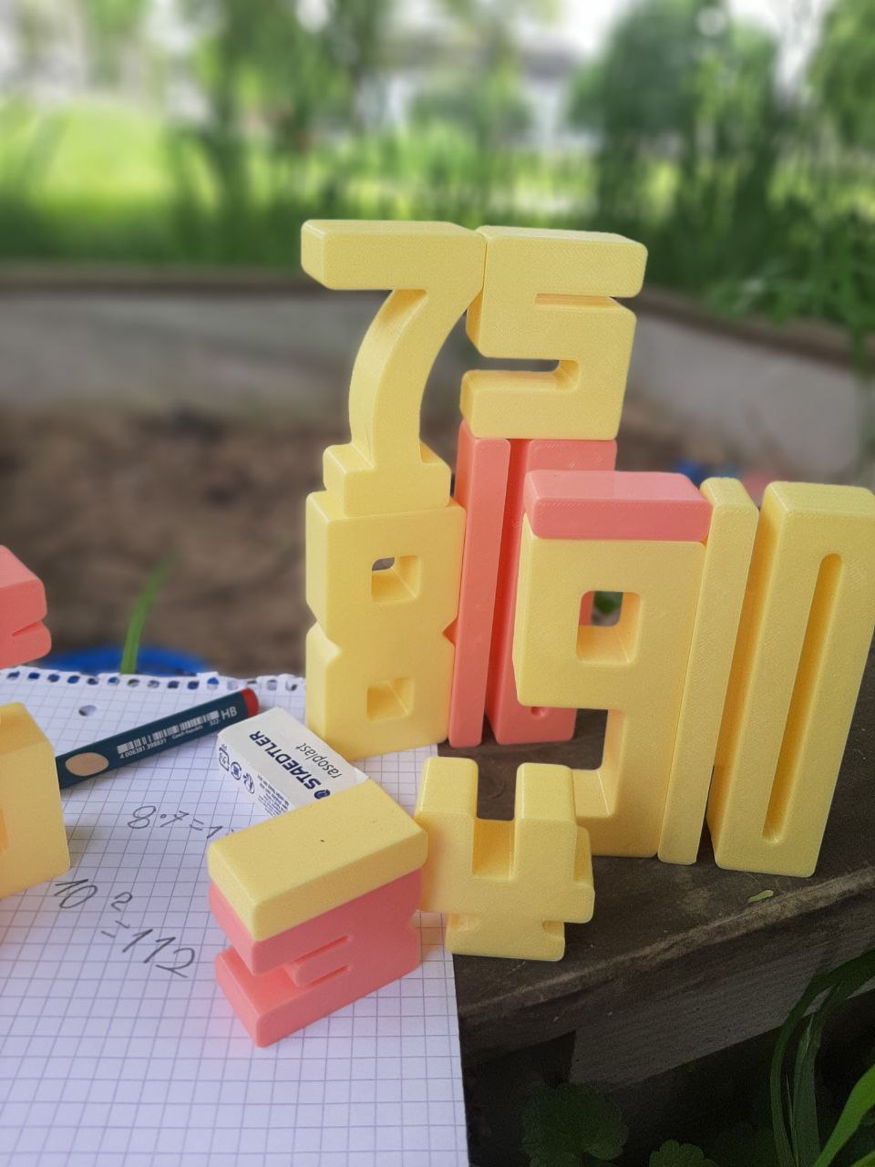 Math Blocks by Weware | Download free STL model | Printables.com