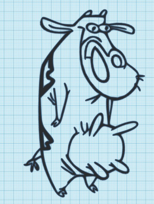 COW - COW n CHICKEN - WALL ART by Ogama Industries | Download free STL ...