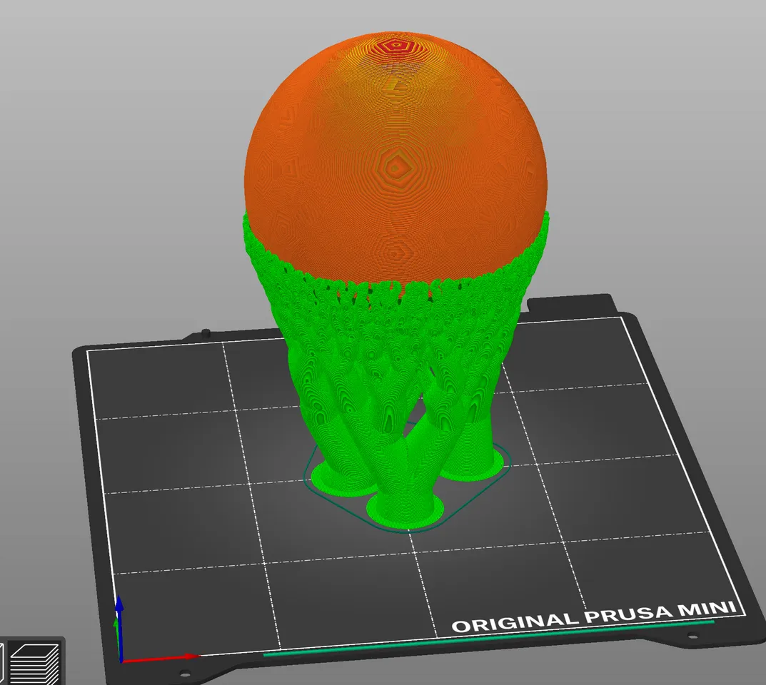 Sphere in Tree(support) by Philipp Schmid | Download free STL model ...