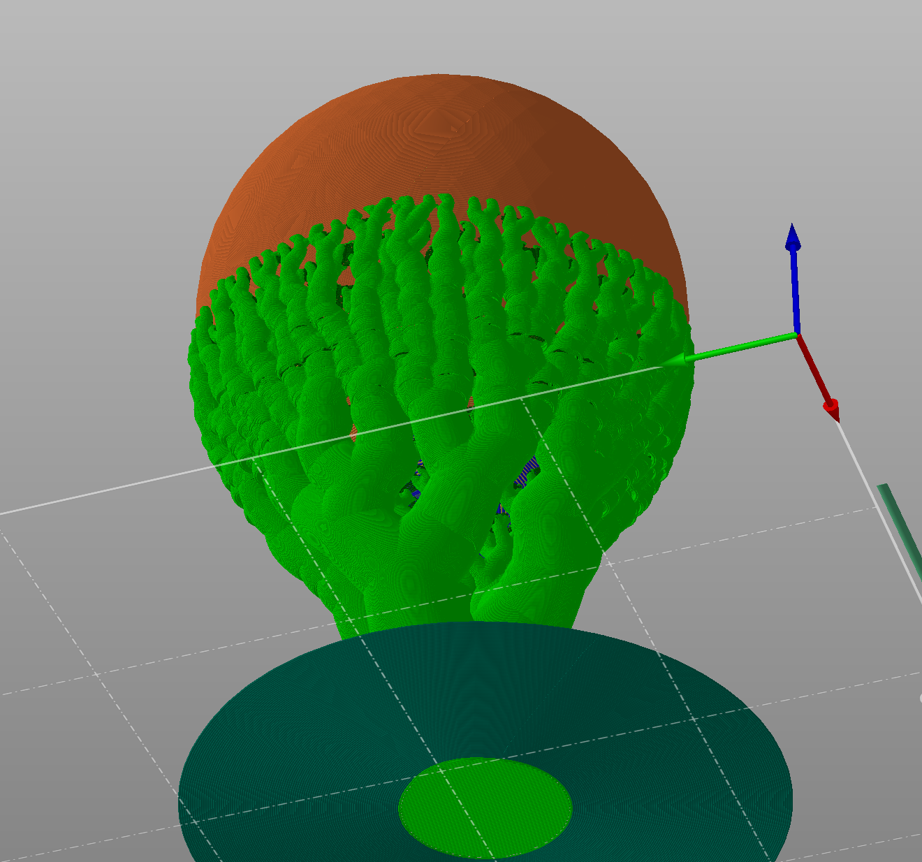 Sphere in Tree(support) by Philipp Schmid | Download free STL model ...