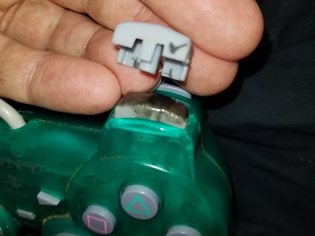 PSone controller shoulder button by MetalGearSortOf | Download free STL ...