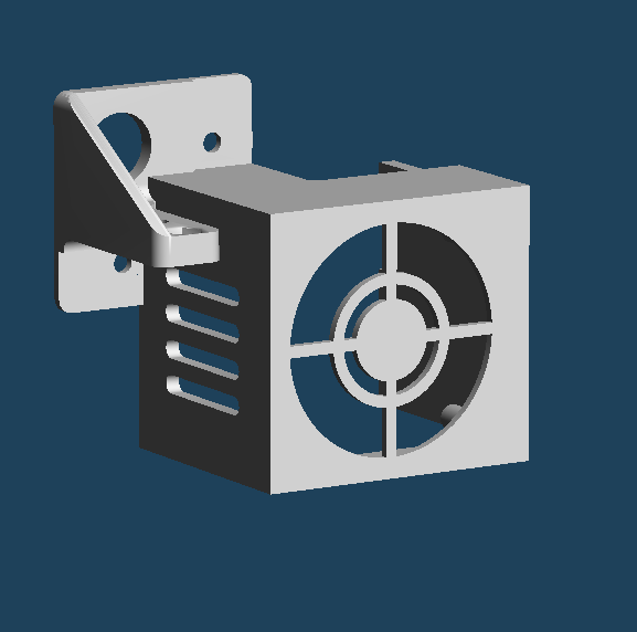 Hotend Fan Cage for SW-200 and compatables by MetalGearSortOf ...
