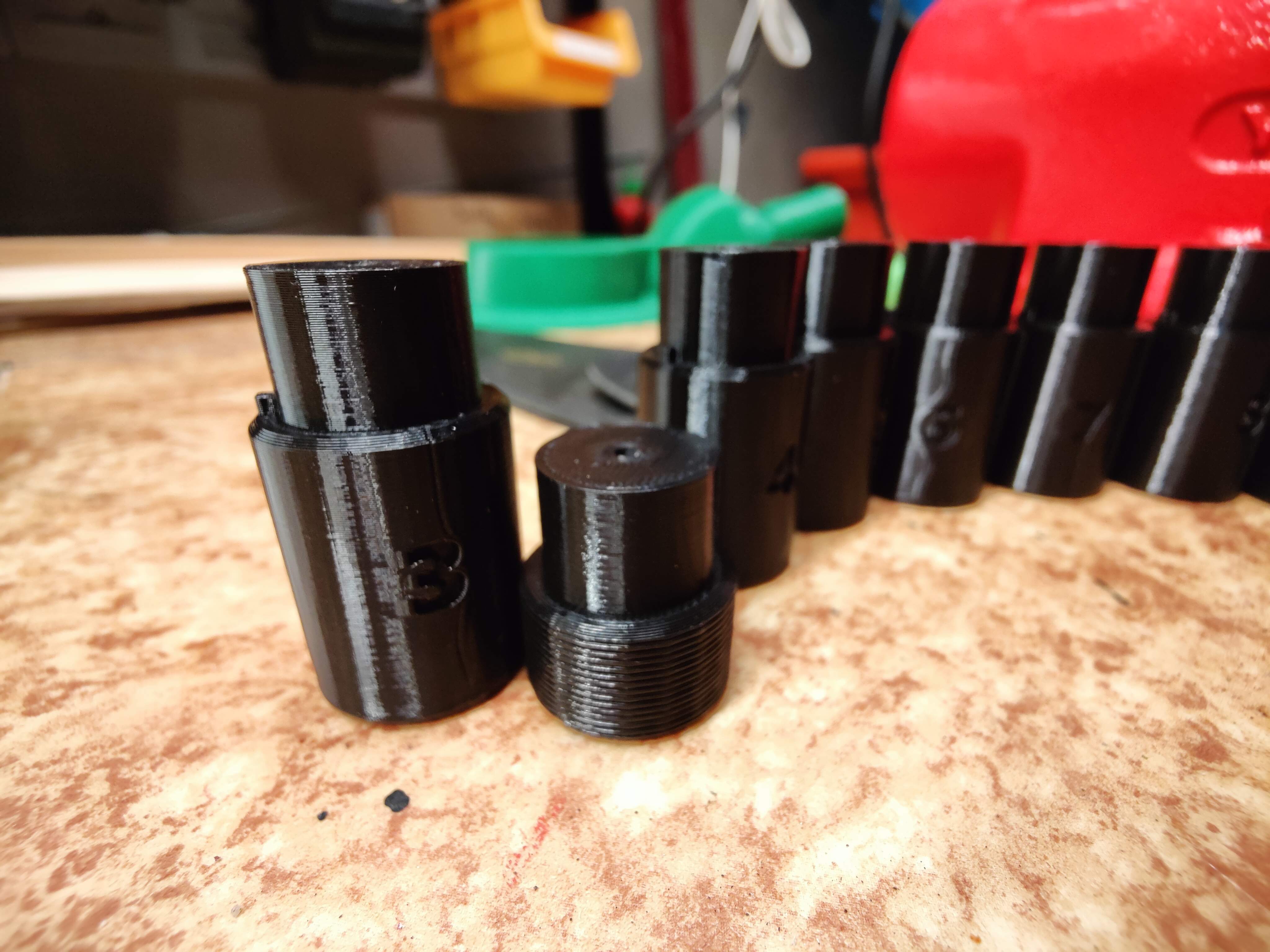Self Centering Drill Guide - LONG BORES by kUMters | Download free STL ... Self Centering Drill Guide - LONG BORES by kUMters | Download free STL ...