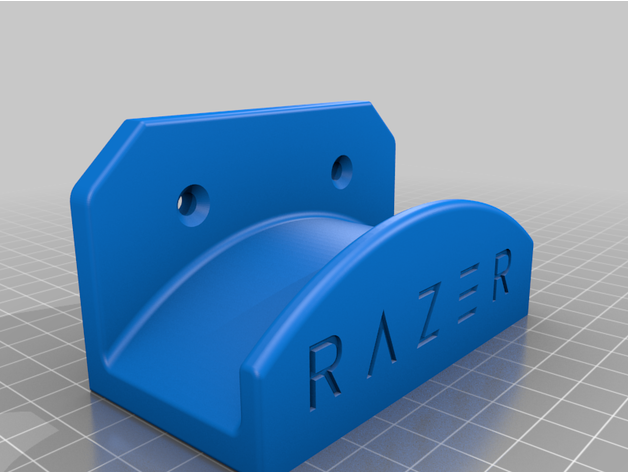 Razer headphone holder by HankoTom | Download free STL model ...