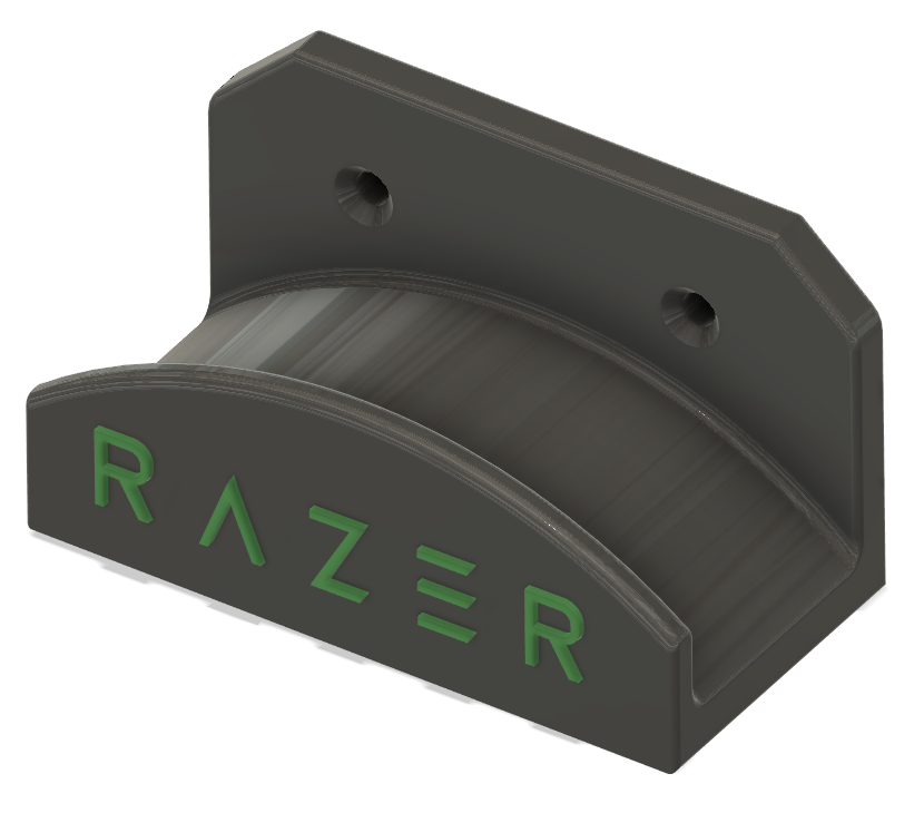 Razer headphone holder by HankoTom | Download free STL model ...