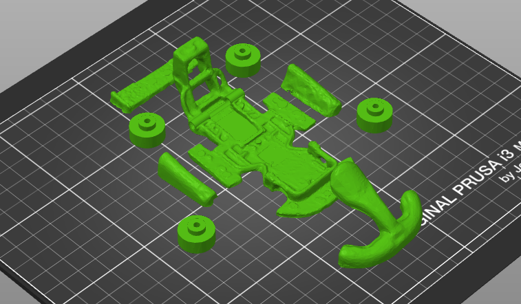 Motokára/go-kart von Bohouš | Kostenloses STL-Modell herunterladen ...